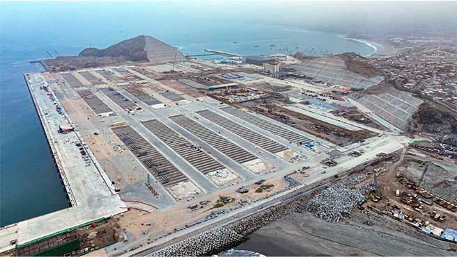 Perú: megapuerto de Chancay presenta un avance superior al 80% - Webpicking