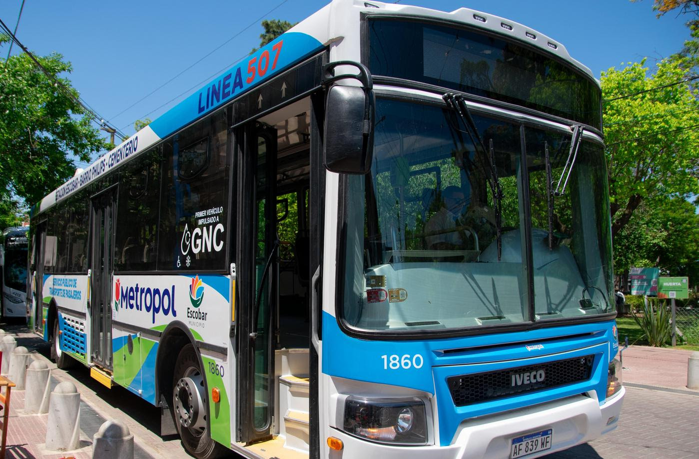 Escobar inició las primeras pruebas del Iveco Bus a GNC para transporte ...